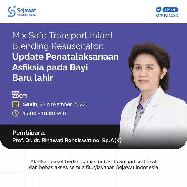 Mix Safe Transport Infant Blending Resuscitator: Update Penatalaksanaan ...